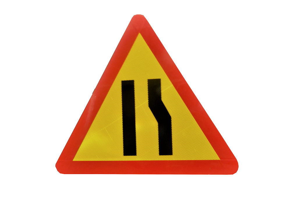 Reducción calzada derecha